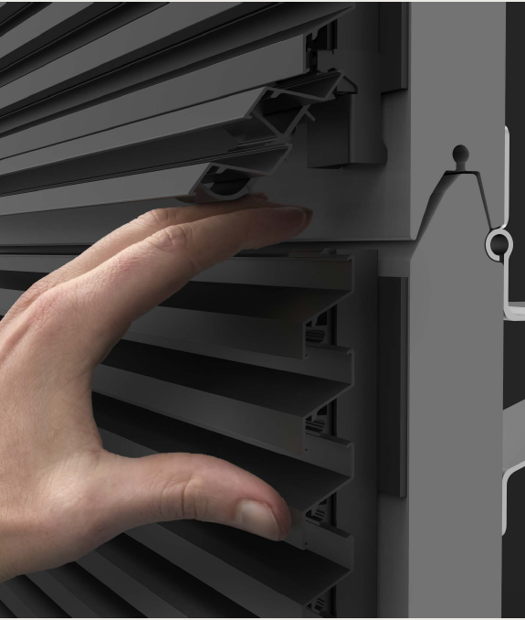 Aluminium Collection : Renson Linius® L.033 gevelbekleding - All-Port ...